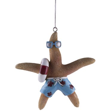 Tropical BEACH SANTA On Pool Floatie Christmas Ornament, by Kurt Adler ...