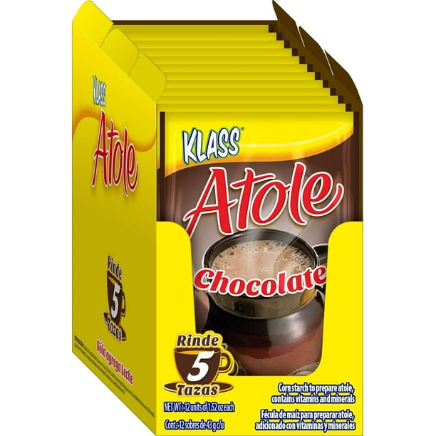 Klass Atole Sabor A Chocolate - 12 Piezas | Bodega Aurrera en línea