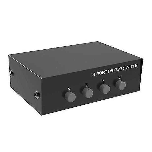 RS232 switch DB9 Pin COM port divider 4 in 1 out Serial port sharing ...