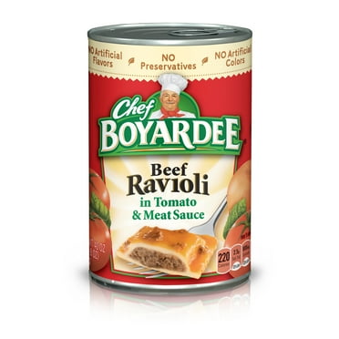 Chef Boyardee Overstuffed Beef Ravioli, 15 oz - Walmart.com