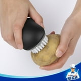 MR.SIGA Fruit and Vegetable Cleaning Brush Pack of 2 Black - Walmart.com