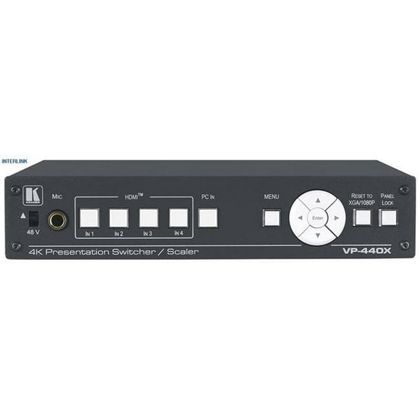 Kramer Electronics 87-00002090 VP-440X Compact 18G 4K HDR Presentation ...