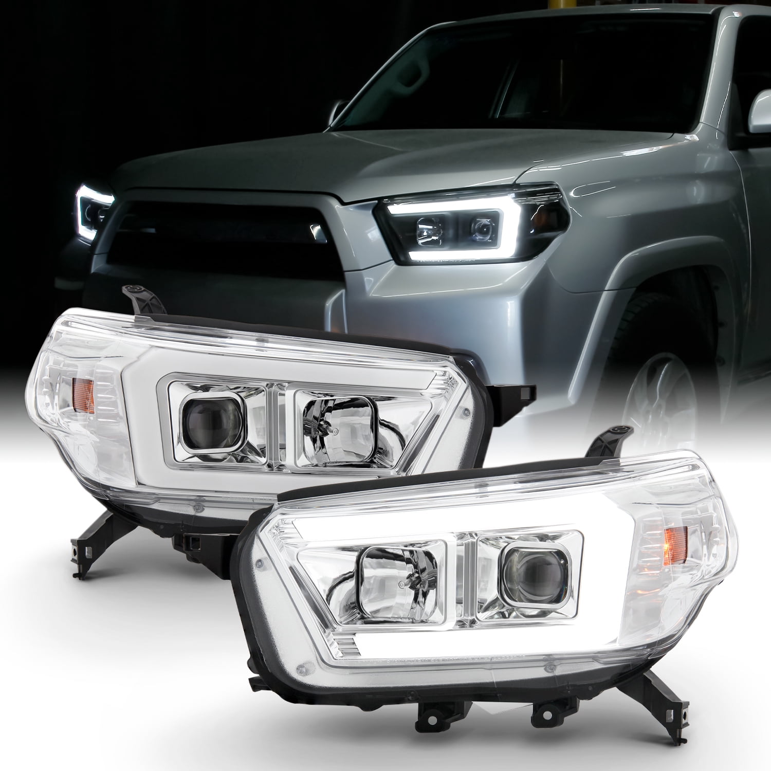 For 2010-2013 Toyota 4Runner LED DRL Projector Nepal | Ubuy