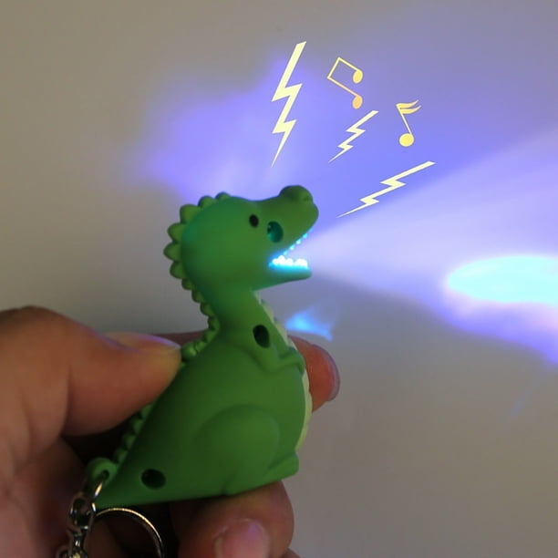 harmtty Creative LED Light Sound Cute Dinosaur Keychain Pendant Decor ...