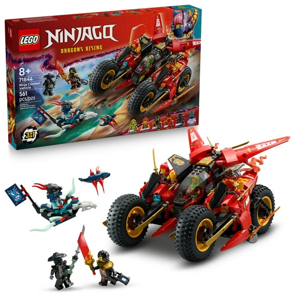 LEGO NINJAGO Rogue’s Mech Dragon Rider Building Toy - Dragons Rising ...
