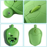 Dpisuuk Wireless Mouse, Cute Animal Turtle Shape Computer Mouse ...