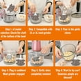 2Pcs Garlic Peeling for 3L Electric Peeling Machine- Silicone Peeler ...