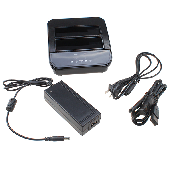 AGPtek External Hard Drive SATA Enclosure Docking Station 2.5" & 3.5 ...