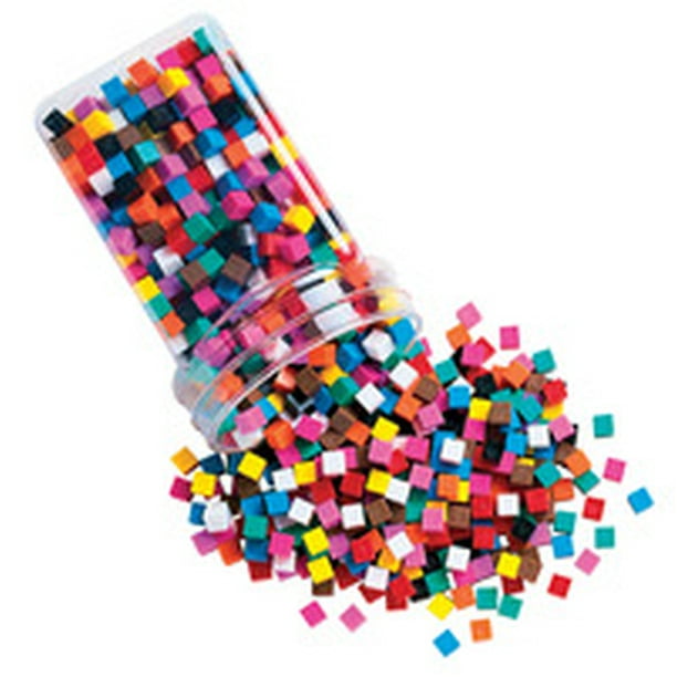 Learning Resources Centimeter Cubes, Assorted Colors, Set of 1000 ...