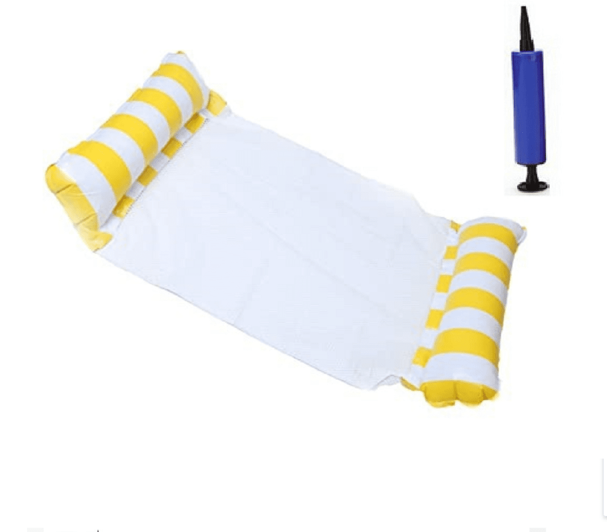 1Pack Pool Float, Water Hammock Lounger 4-in-1 Multi-Purpose with Air ...