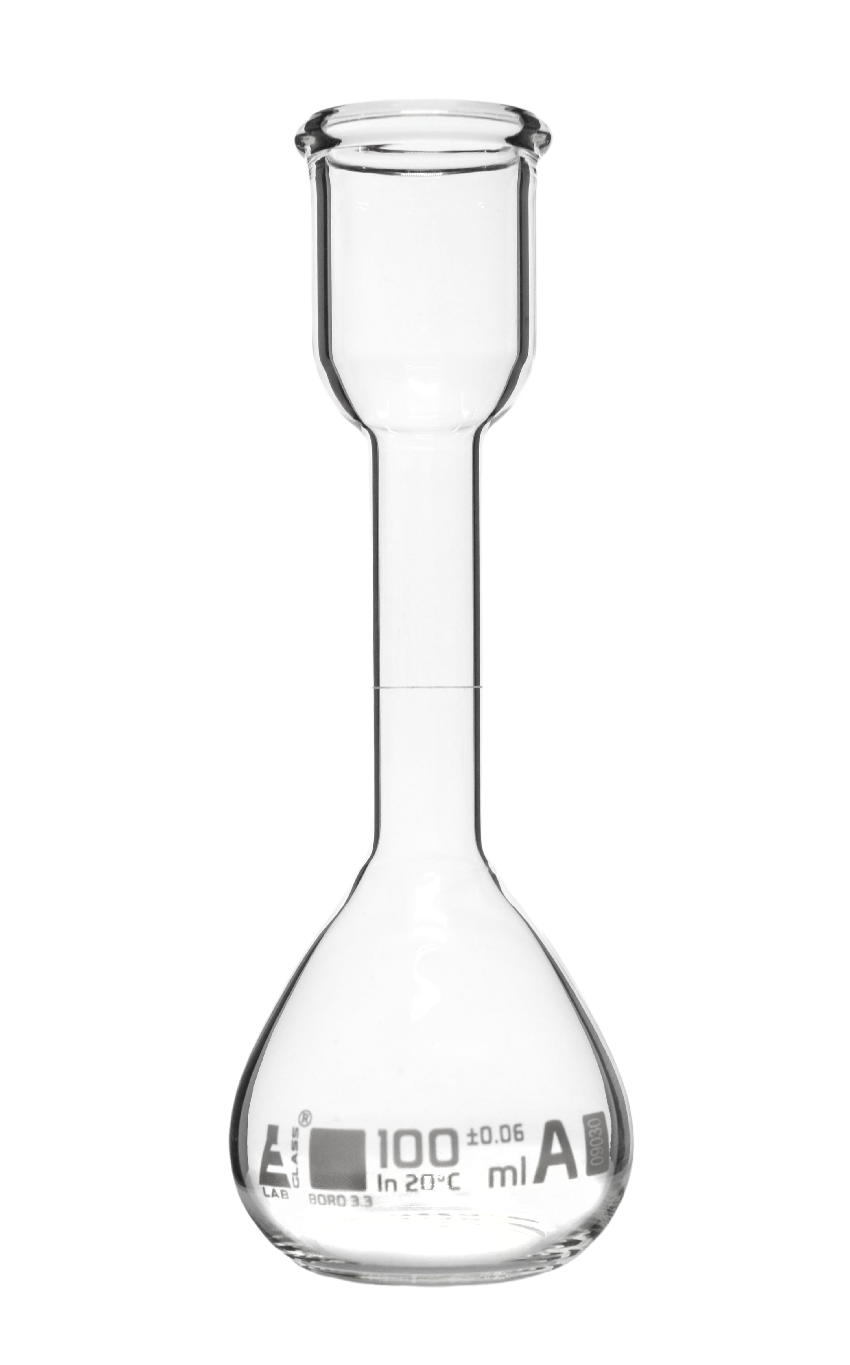 Kohlrausch Flask, 100ml - Class A Tolerance, ±0.06ml - Borosilicate ...