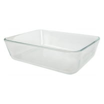 Pyrex 7210 3-Cup Rectangle Clear Glass Baking and Storage Dish ...