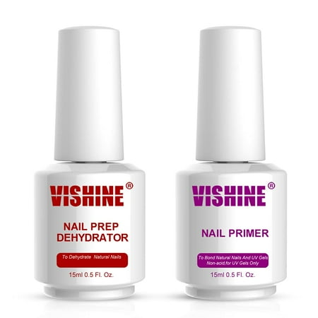 Compuye Vishin Nail Primer and Dehydrator, Professional Acid Free ...