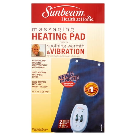 027045046701 UPC - Sunbeam Heat Plus Massager Heating Pad | UPC Lookup