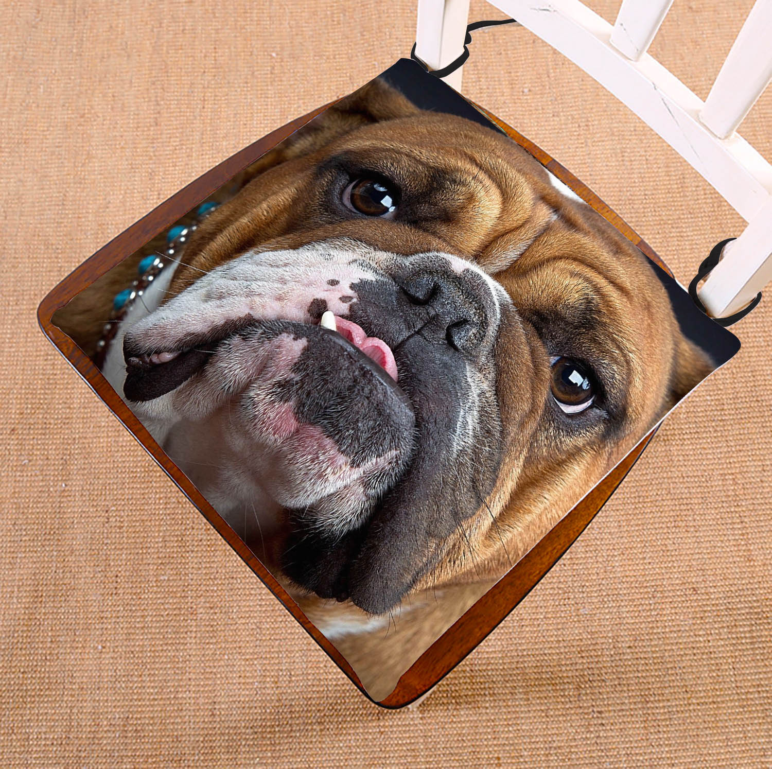 GCKG Bulldog Chair Pad Seat Cushion Chair Cushion Floor Cushion with ...
