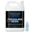 Lab X Creations Polyester Resin 1 Gallon with MEKP, Low Viscosity ...