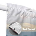 Abstract Marble Texture Swag Curtain Valance for Window 2 Panels ...