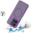 For Motorola Edge 2025 [Magnetic Circle] Smooth Safe Matte Feel Hybrid ...