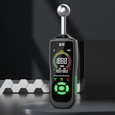 TB&W Digital Non-Invasive Moisture Meter Damp Meter for Wall Floor ...