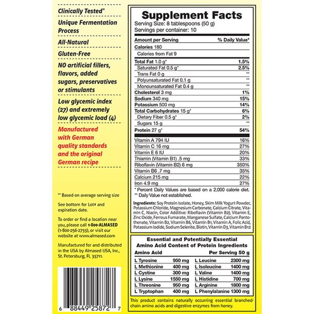 Almased Nutritional Facts | Besto Blog