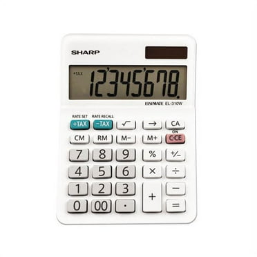 Sharp El-334w Large Desktop Calculator, 12-Digit Lcd - Walmart.com