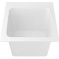 Proflo Pflt1720d 20" Drop In Single Basin Smc Laundry Sink - White ...