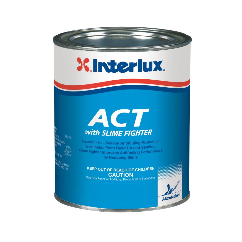 Interlux Y7790U/QT ACT Antifouling Paint - Black, Quart - Walmart.com