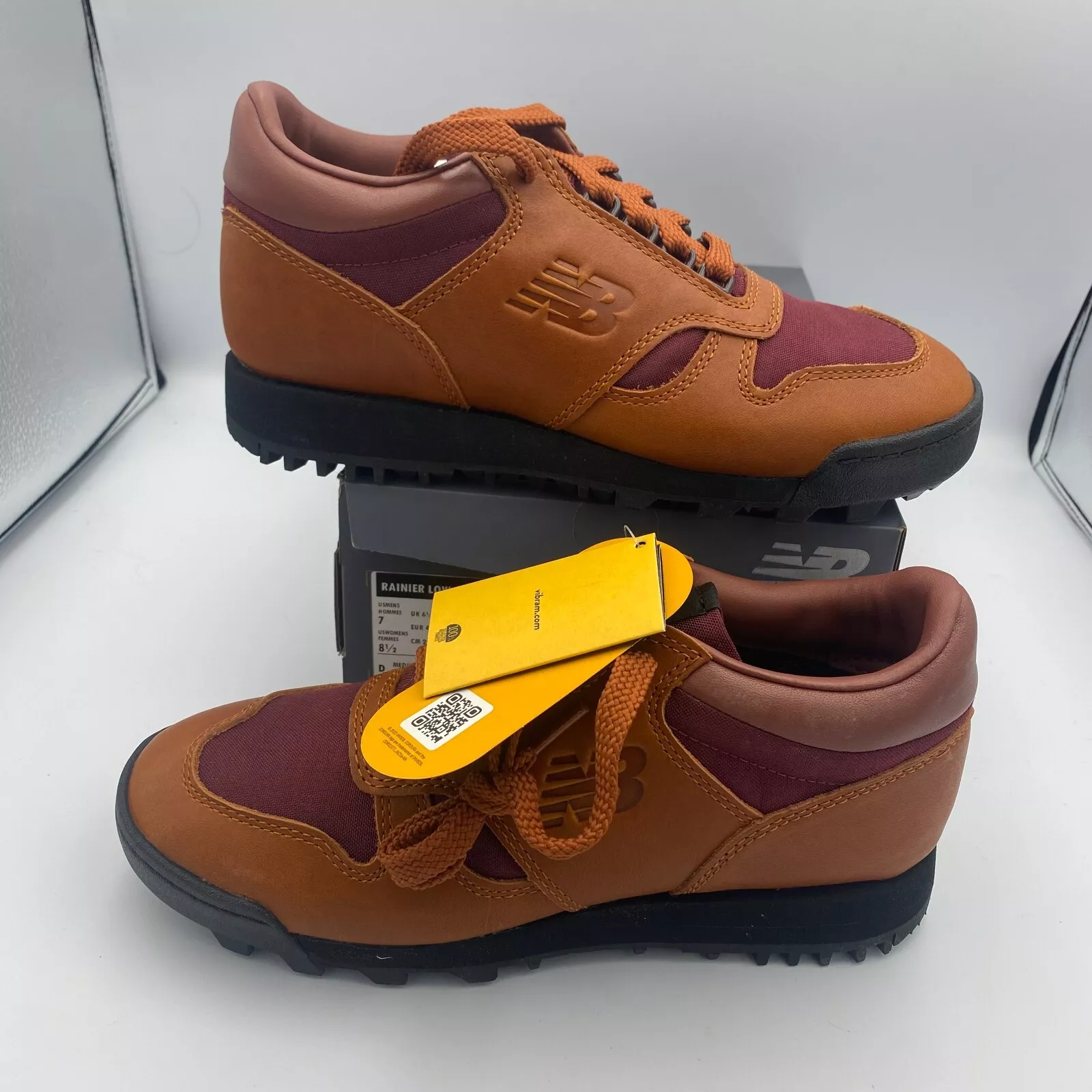 New Balance Rainier Low Cordura Water Resistant Vibram Sole Shoes, Men ...