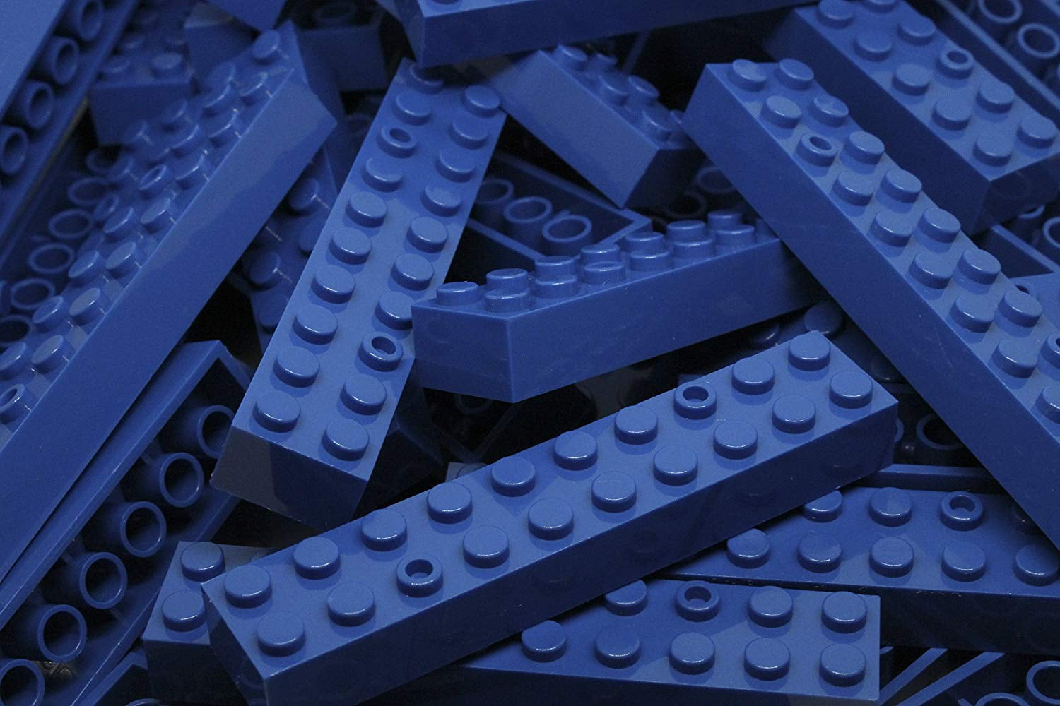 IMEX 2x10 Stud Royal Blue Interlocking Building Bricks 50 Pack ...