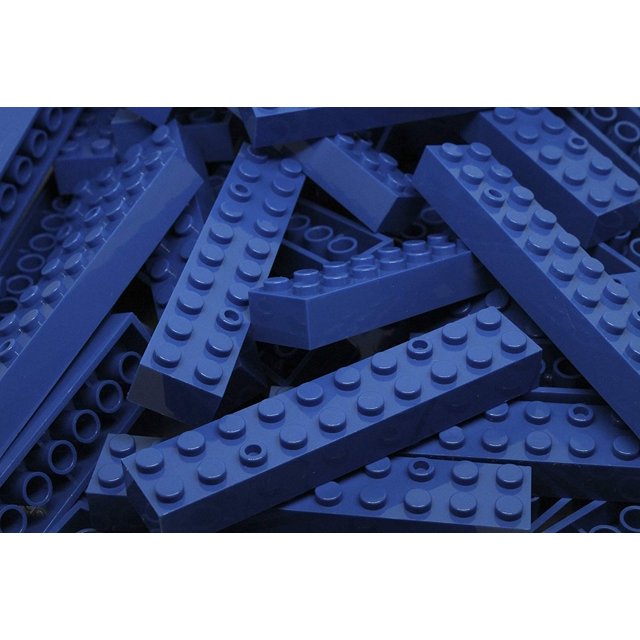 IMEX 2x10 Stud Royal Blue Interlocking Building Bricks 50 Pack ...