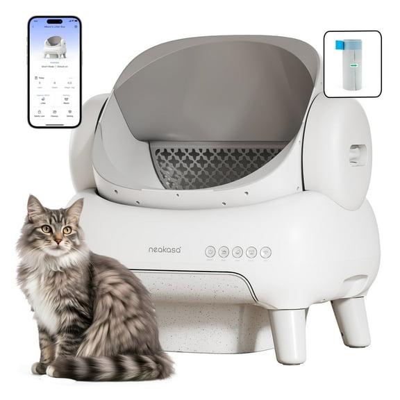 Neakasa M1 Self-Cleaning Automatic Cat Litter Box, Open-Top, 7.17L ...