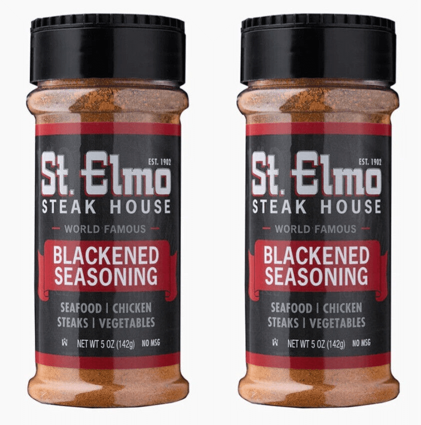 St. Elmo World Famous Steak House Blackened Seasoning , 2-Pack 5.0 oz ...
