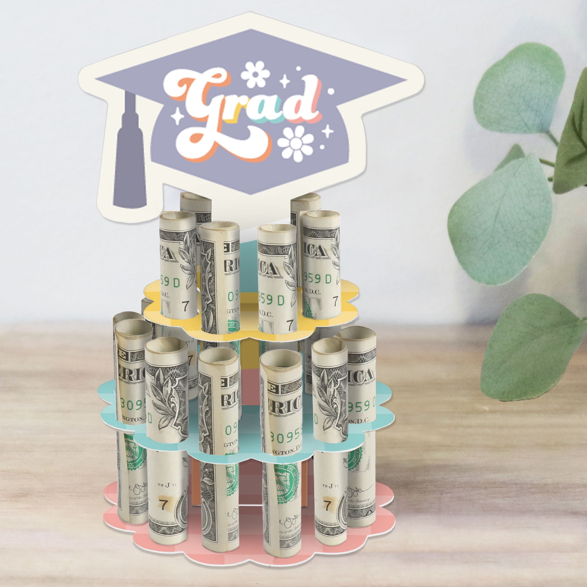 Big Dot of Happiness Groovy Grad - DIY Hippie Graduation Party Money ...