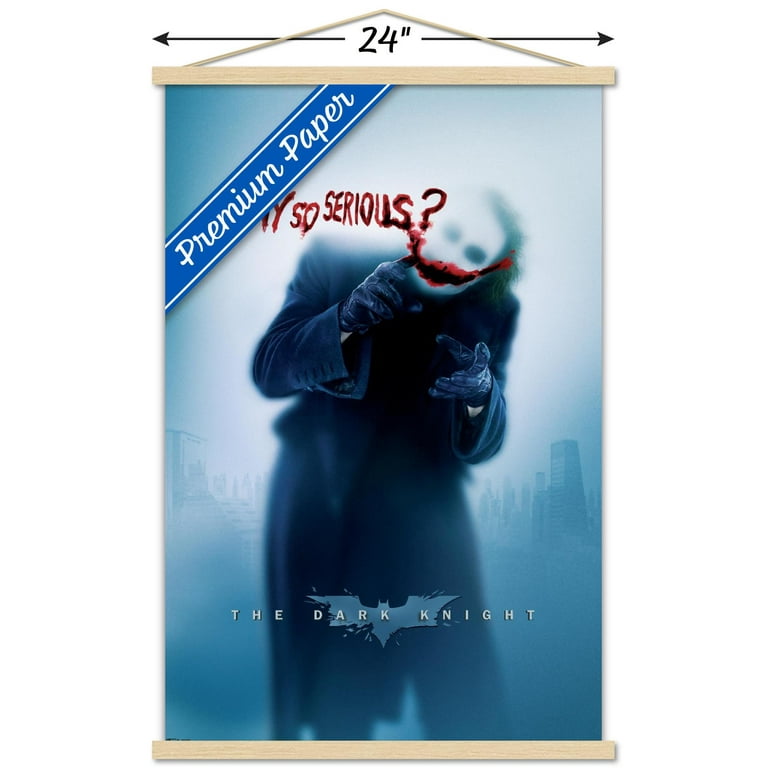 Why So Serious Movie Poster DC Comics The Dark Knight The Joker