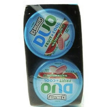 Ice Breakers Duo Fruit + Cool Watermelon Sugar Free Mints, 1.3 oz ...