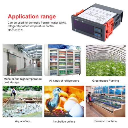 STC-9200 Digital Temperature Controller Thermostat Regulator Thermoregulator With Refrigeration ...