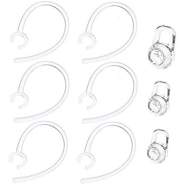 Universal 9 Piece Small Earhooks w/Replacement Earbuds Ear Gels Tips ...