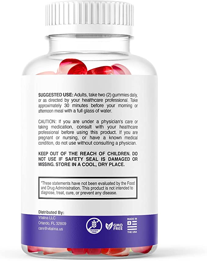 Buy 2 Pack) Official Biologic Trim Gummies, Advanced Formula, 2 Bottles ...