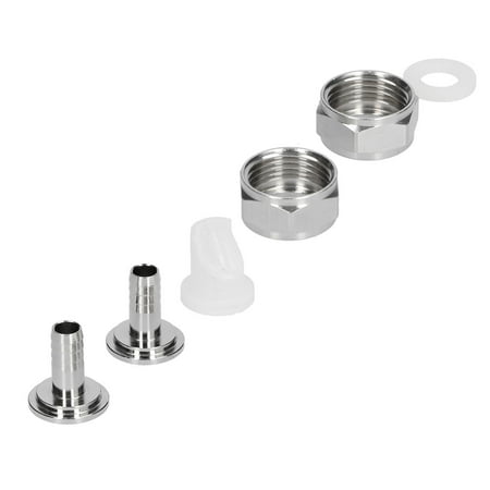 Sonew Stainless Steel Beer Keg Coupler Connector Fitting Beer Line ...