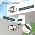 Linkind Outdoor Solar Light, LED Motion Sensor Security with APP ...
