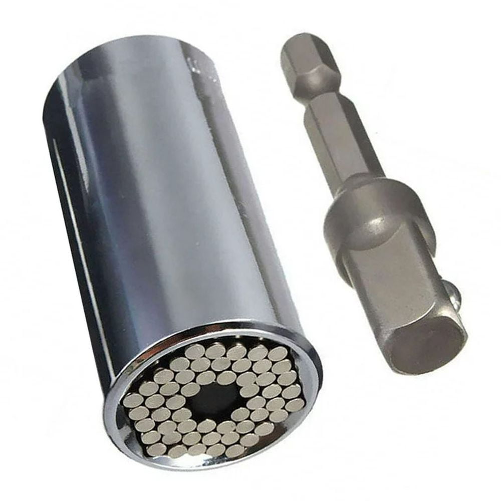 Q&Q BASICS Universal Socket Wrench Set with Power Drill Adapter Multi ...