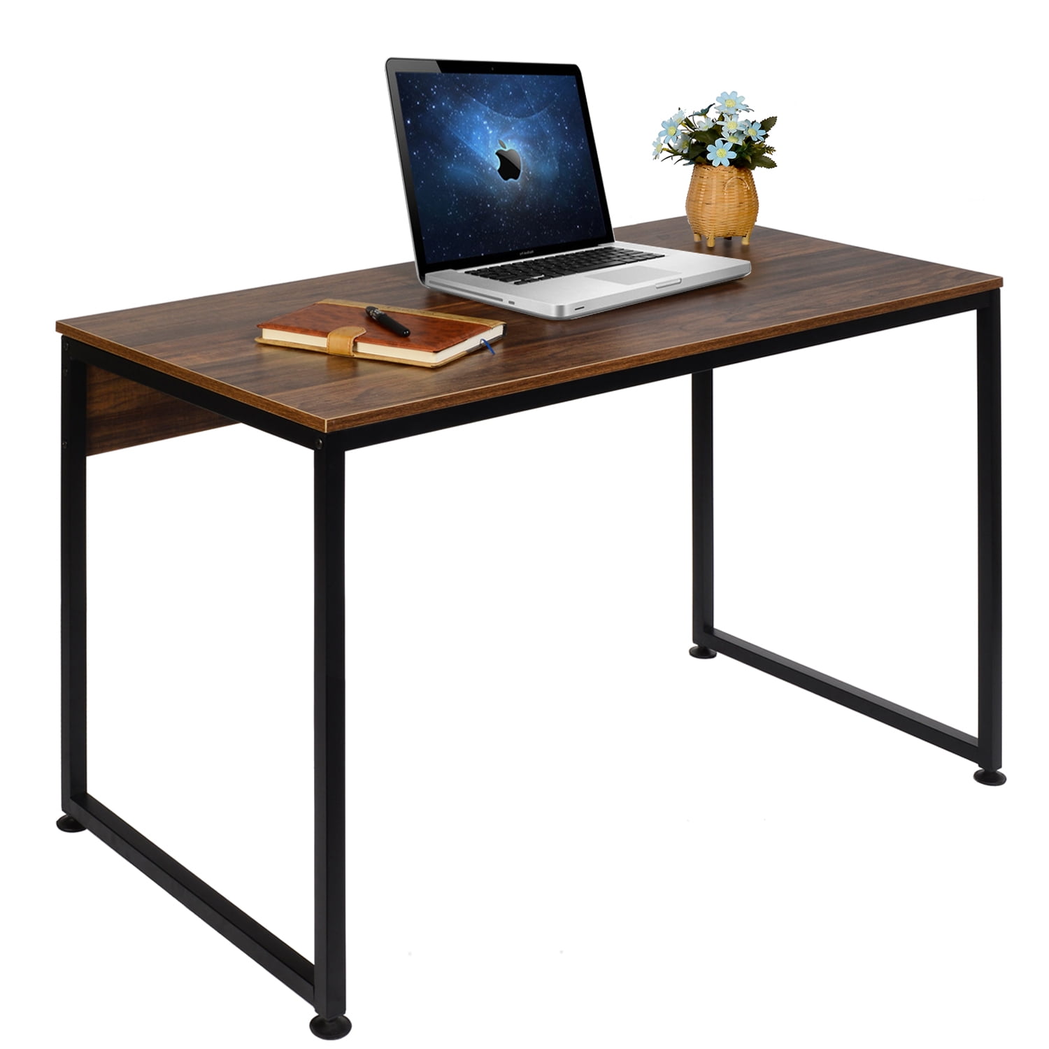VECELO Rectangular Computer Office Writing Desk Modern Easy Assemble ...