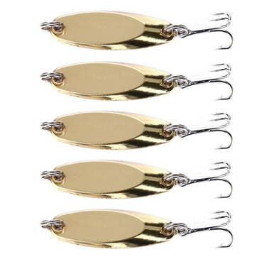 Hurricane SLM58-06 Weedless Flat Spoon 5/8oz Gold - Walmart.com