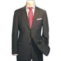 Mens Brown Pinstripe 140 S Wool Business Suits - Walmart.com