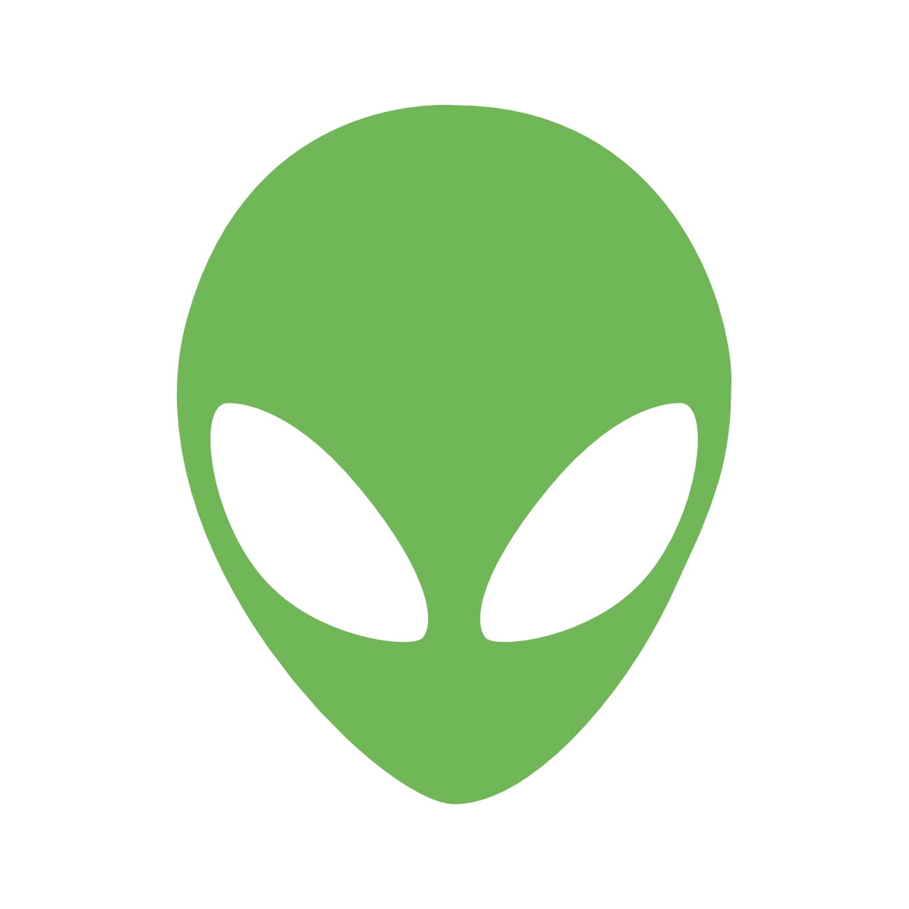 Alien Sticker Decal Die Cut - Self Adhesive Vinyl - Weatherproof - Made ...