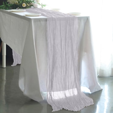 Efavormart 10FT Red Gauze Cheesecloth Table Runner, Party Cloth ...