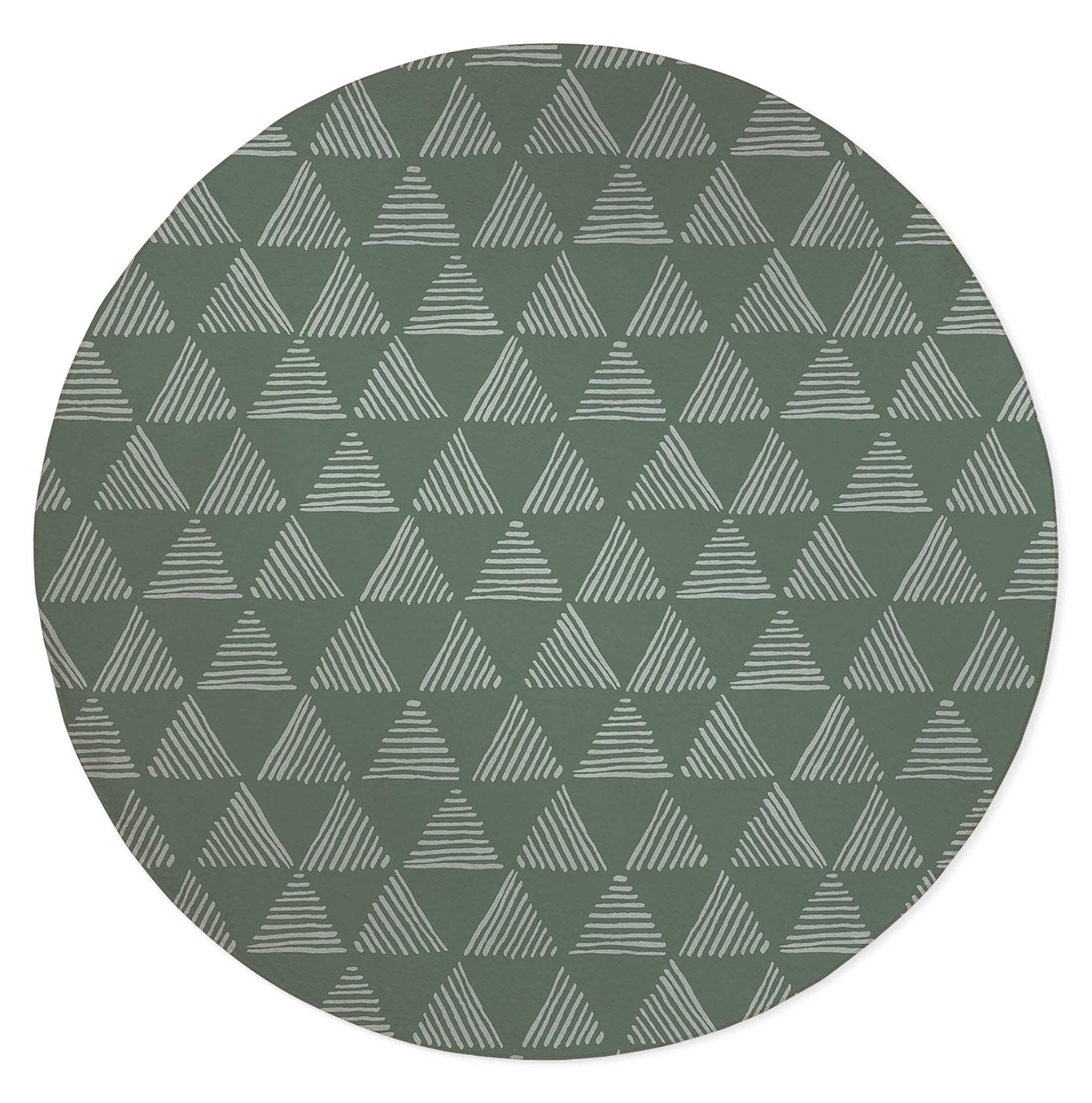 Triangular Prism Sage Office Mat by Kavka Designs - Walmart.com