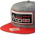 Nintendo Classic NES Controller - Gamer's Large Snapback Hat, Gray and ...