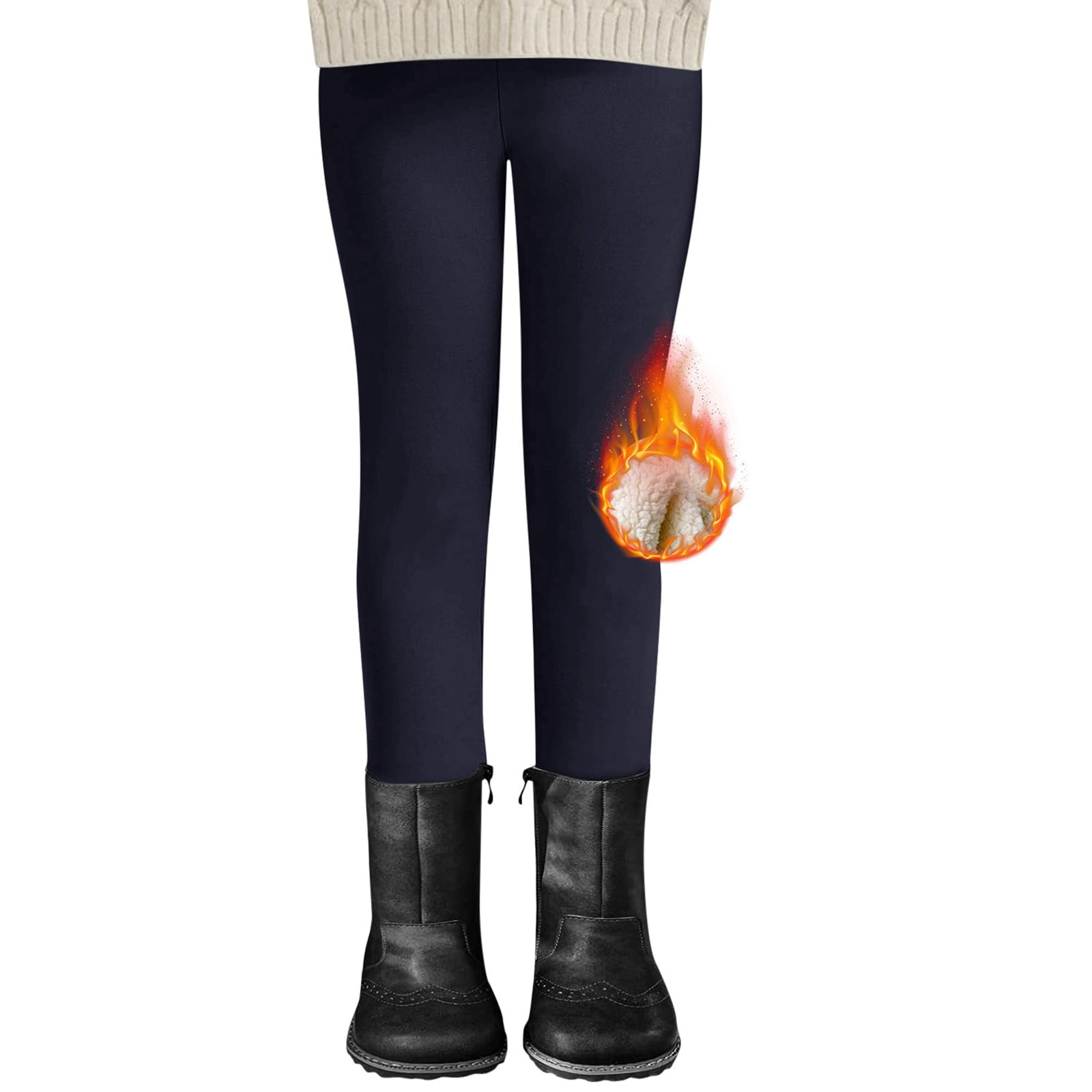 Click here for Miashui Girls Leggings Warm Lined Bottoms Soft War... prices