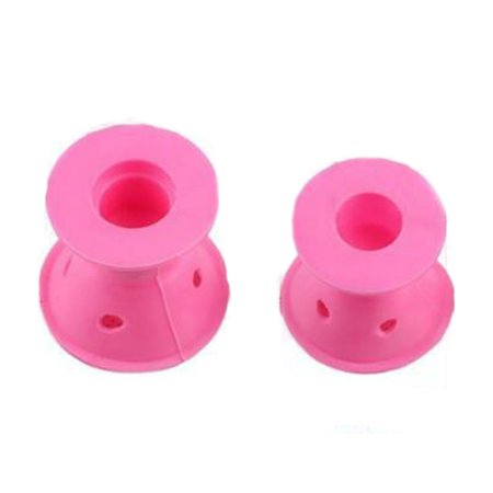 Bean_Fashion Silicone Curler Mushroom Curler Bell Curler Soft Rubber ...
